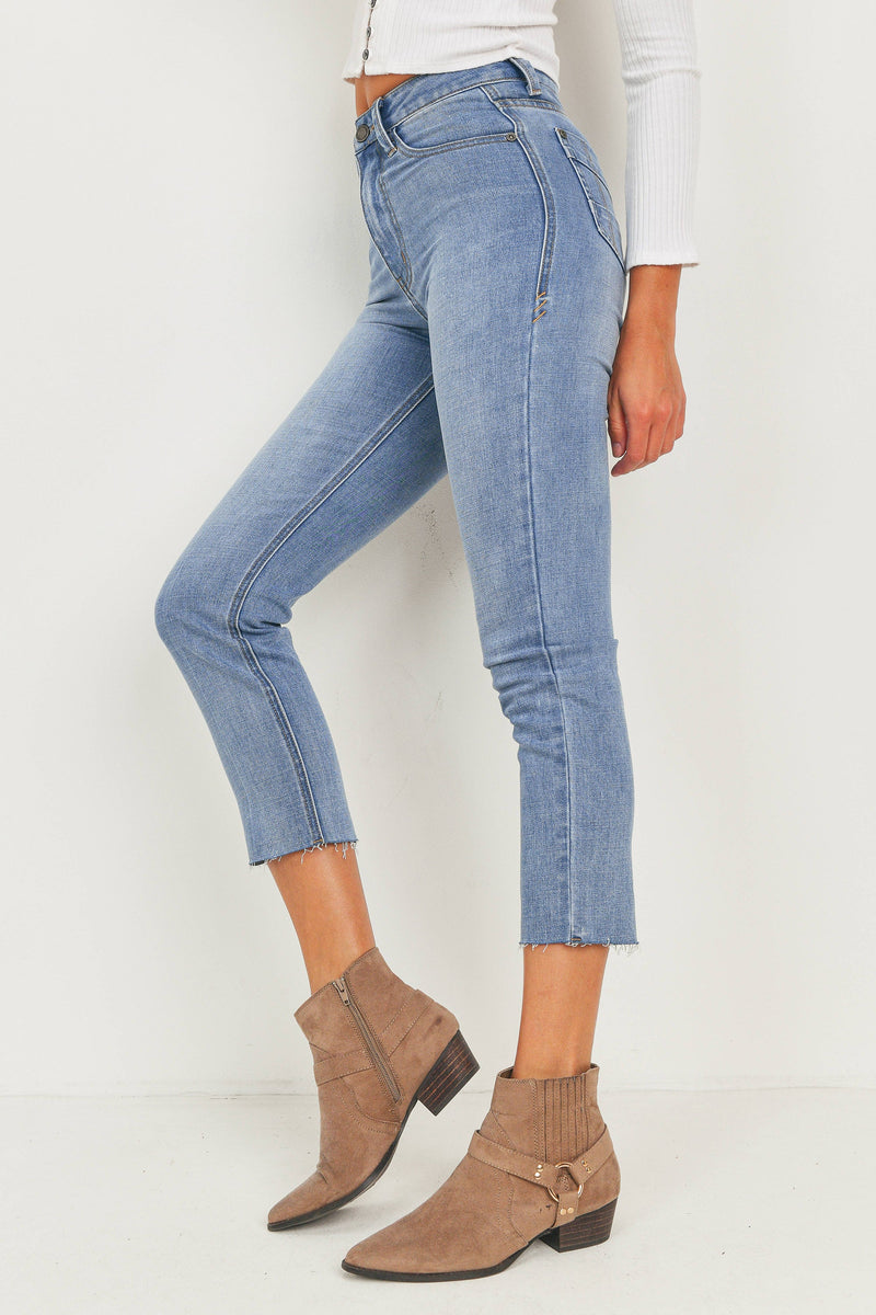 Piper Cut Off Hem Jean – One Common