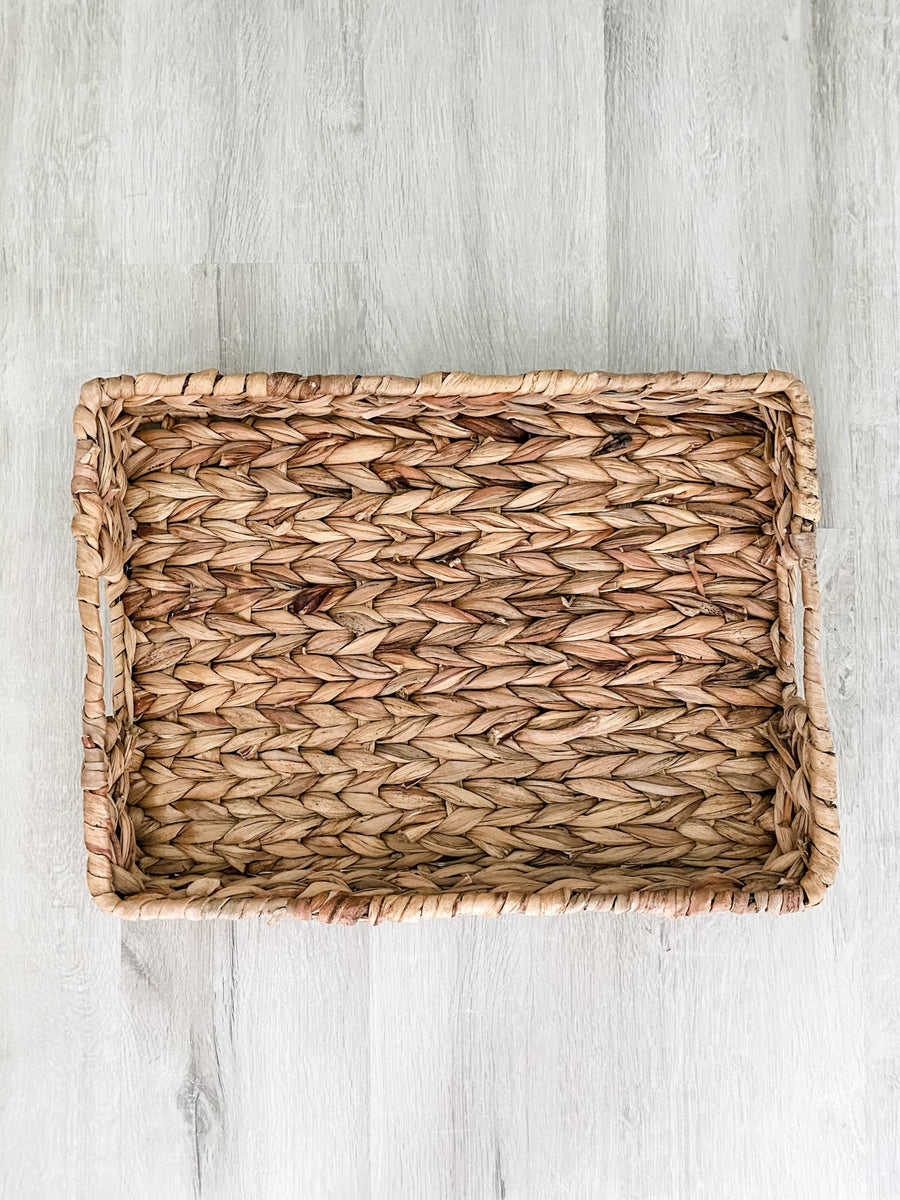 Commons Water Hyacinth Rectangle Tray – One Common